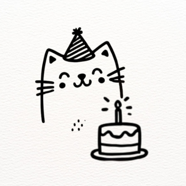Easy Cat Drawing | Simple Drawing Guide for Beginners 2025