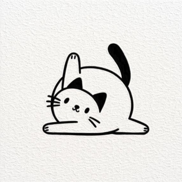 Easy Cat Drawing | Simple Drawing Guide for Beginners 2025