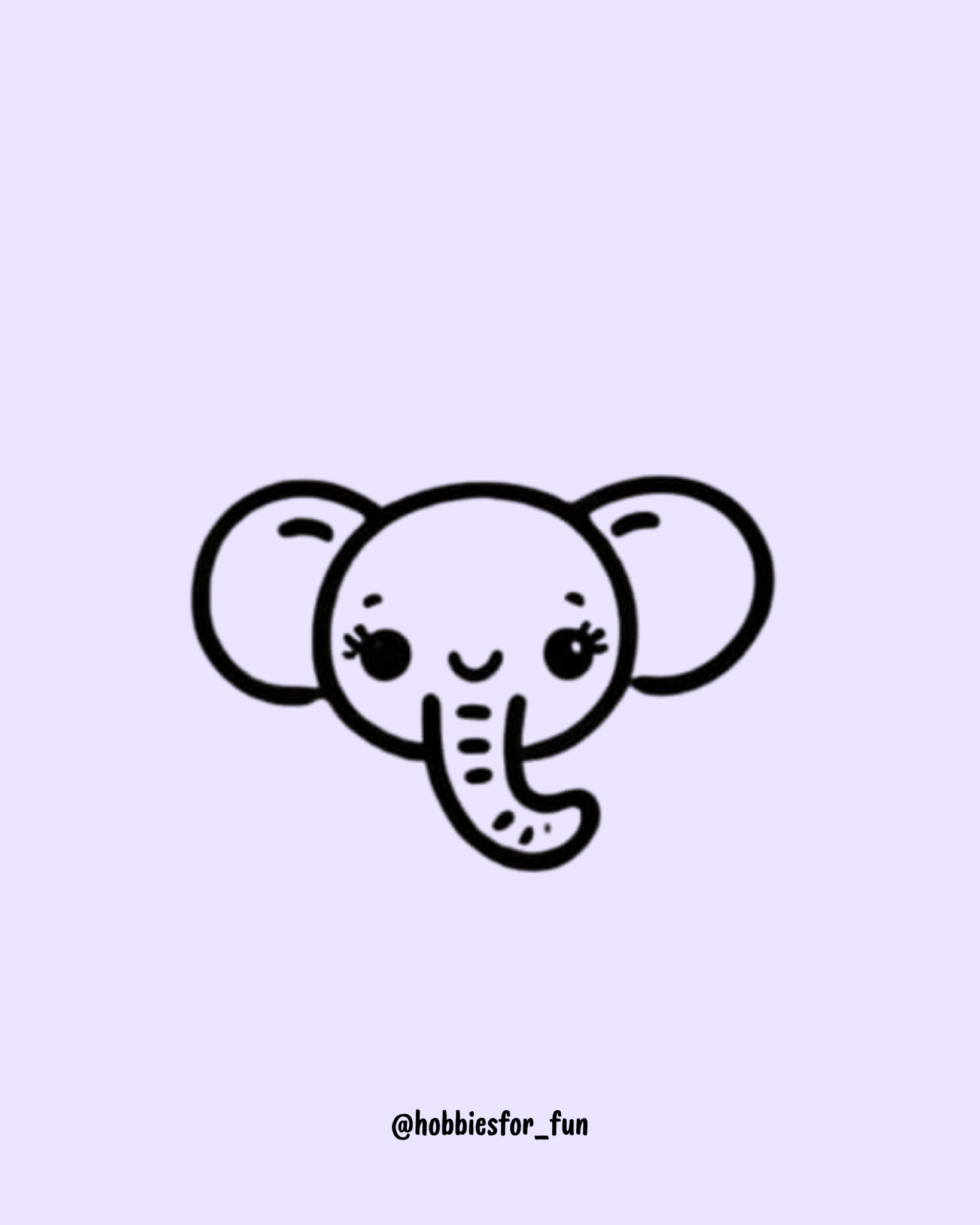 Easy Cute Elephant Drawing | Step-by-step Guide for Kids 2025