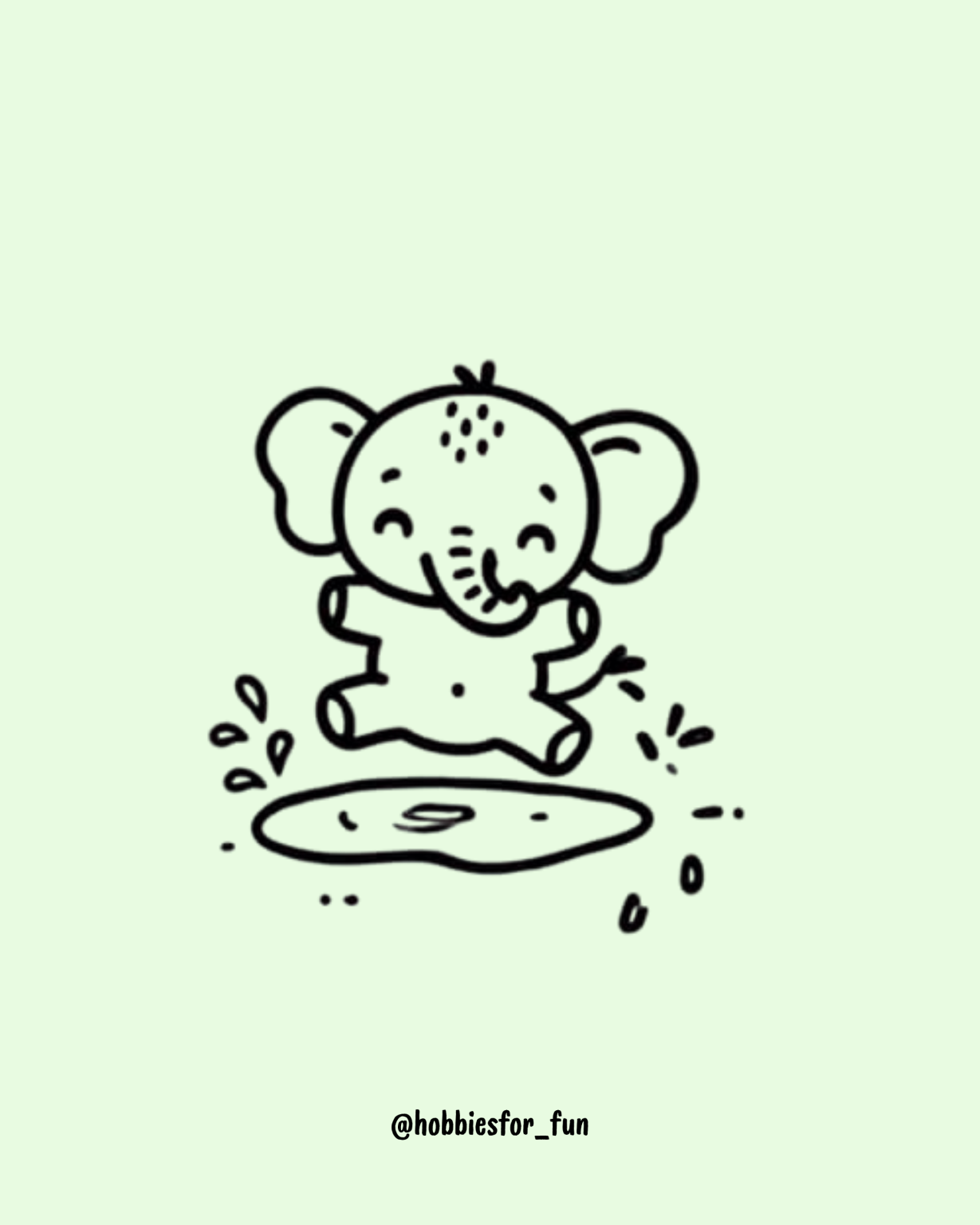 Easy Cute Elephant Drawing | Step-by-step Guide for Kids 2025