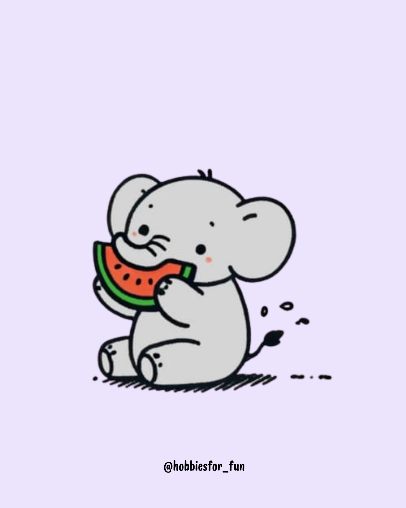 Easy Cute Elephant Drawing | Step-by-step Guide for Kids 2025
