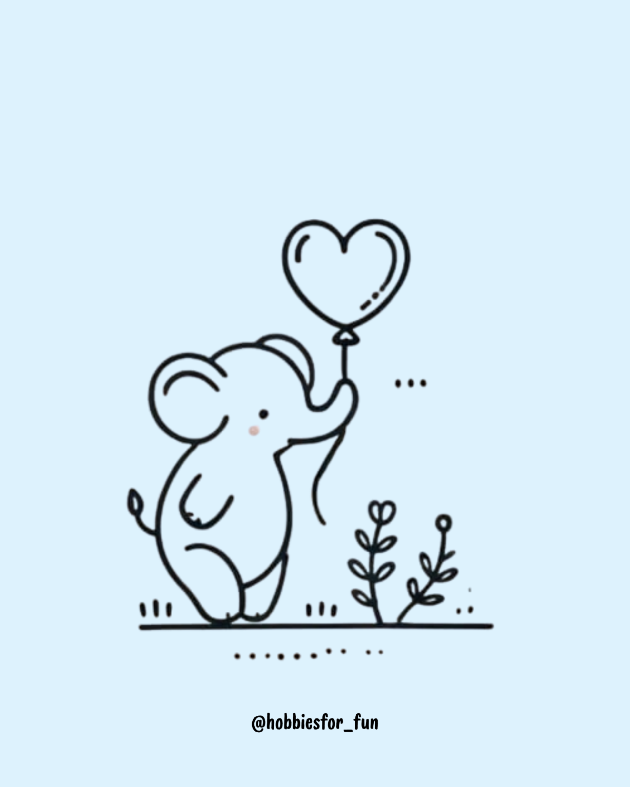 Easy Cute Elephant Drawing | Step-by-step Guide for Kids 2025
